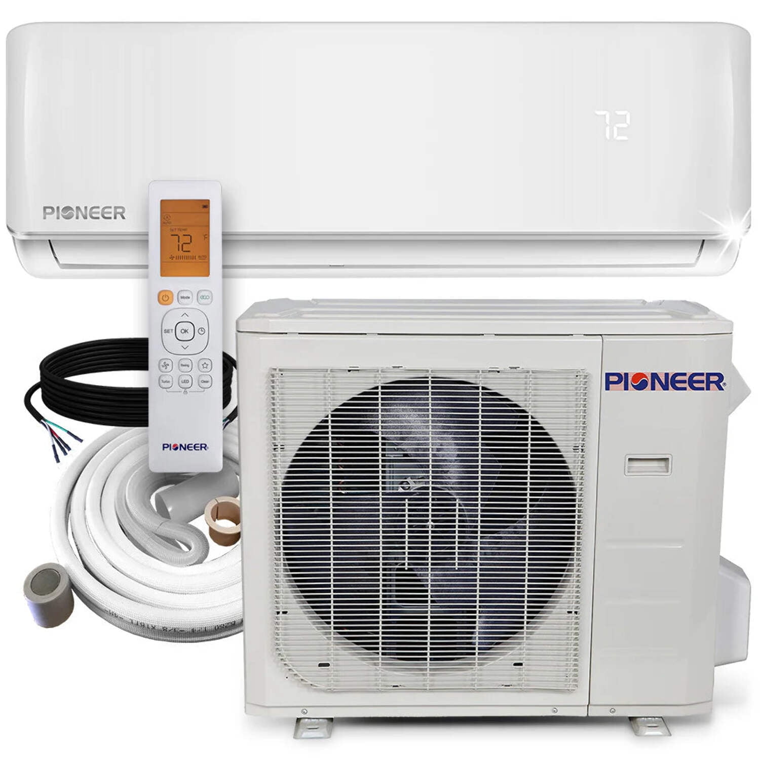 Pioneer® 36,000 BTU 17.5 SEER2 Ductless Mini-Split Inverter+ Air ... Pioneer® 36,000 BTU 17.5 SEER2 Ductless Mini-Split Inverter+ Air ...