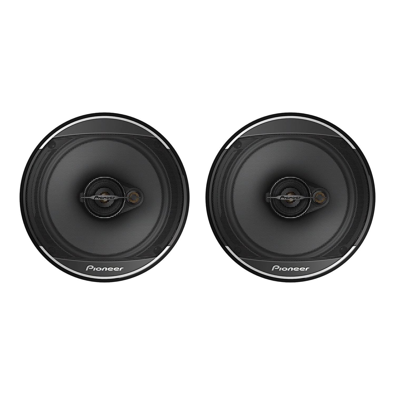 Pioneer 6-1/2-In. 320-Watt 3-Way Full-Range Coaxial Speakers Black, Max Power 2 Pack, TS-A1671F ...