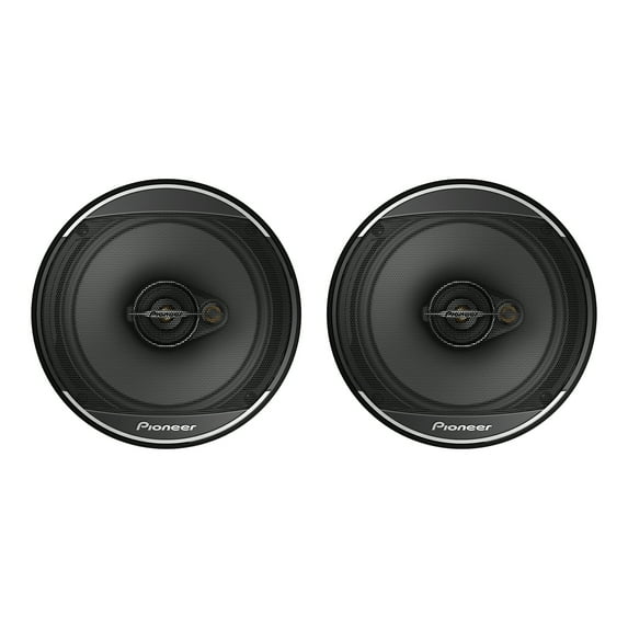 Pioneer 6-1/2-In. 320-Watt 3-Way Full-Range Coaxial Speakers Black, Max Power 2 Pack, TS-A1671F ...