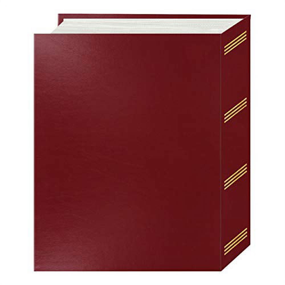 "Pioneer A4-100 Photo Album Burgundy, 100 Pockets 4""x6"", Acid-Free ...