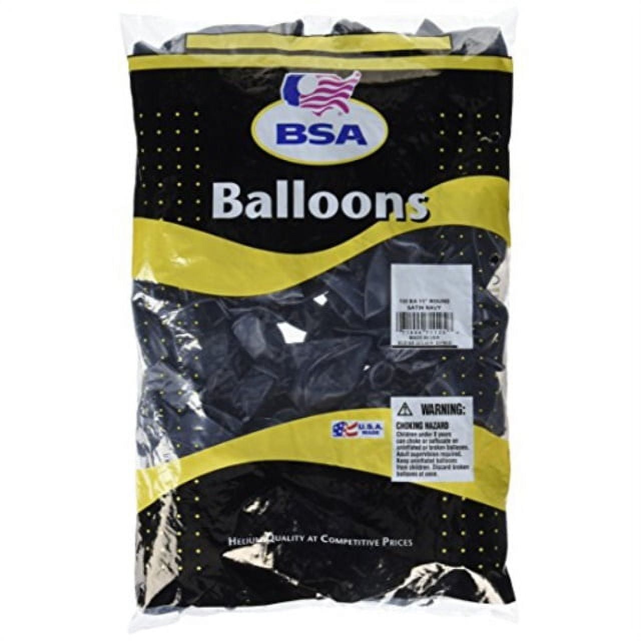 Pioneer Balloon Solid Color Helium Quality Party Satin Navy 11" Latex ...