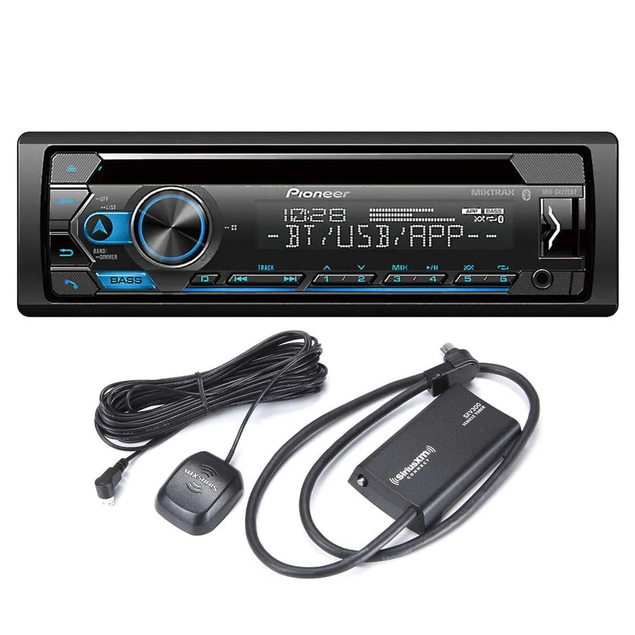 Pioneer DEH-S4220BT 1 DIN Car Audio CD Receiver Built-in Bluetooth & SiriusXM - Walmart.com