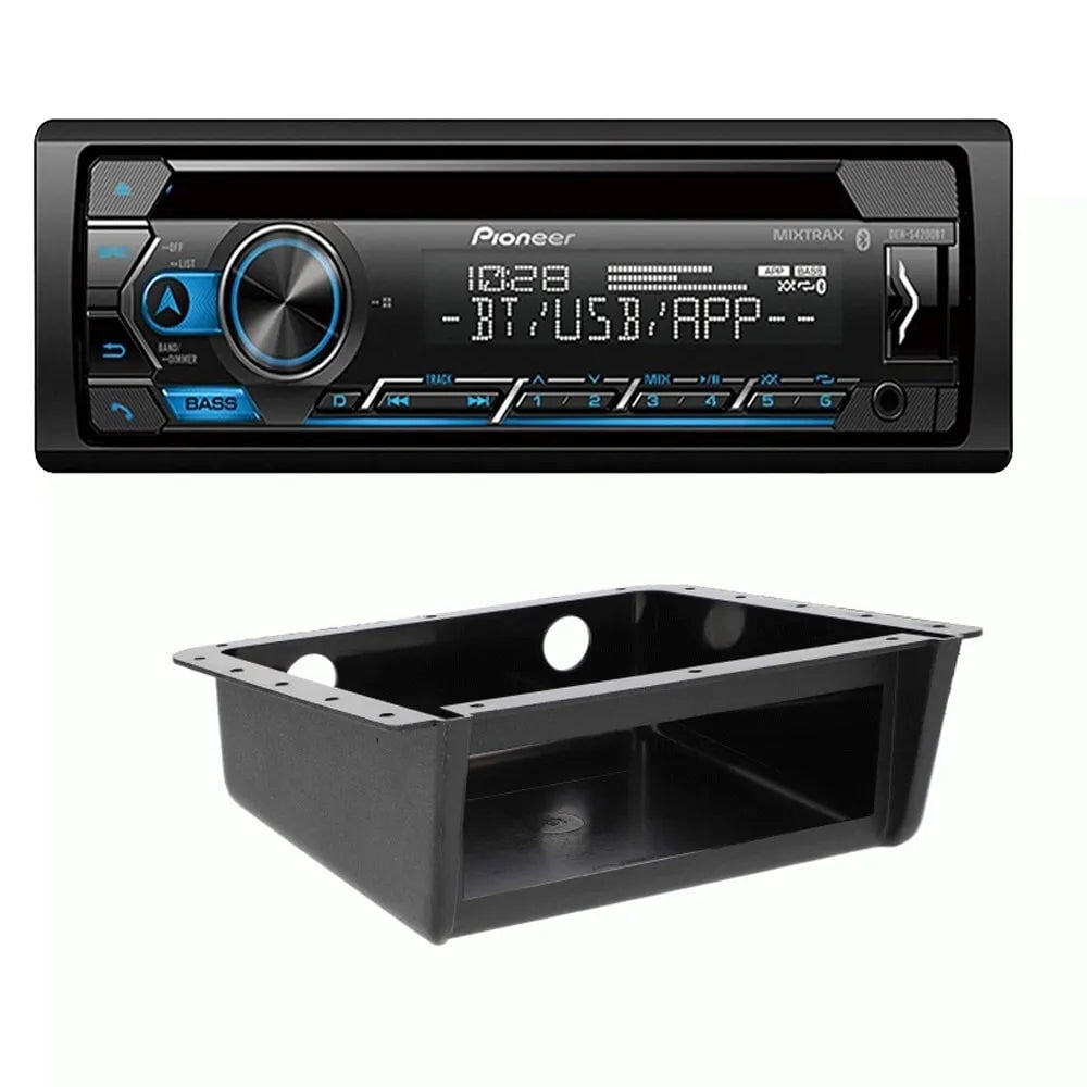 Pioneer DEH-S4220BT 1 DIN Car Audio CD Receiver Built-in Bluetooth & Universal Under-Dash ...