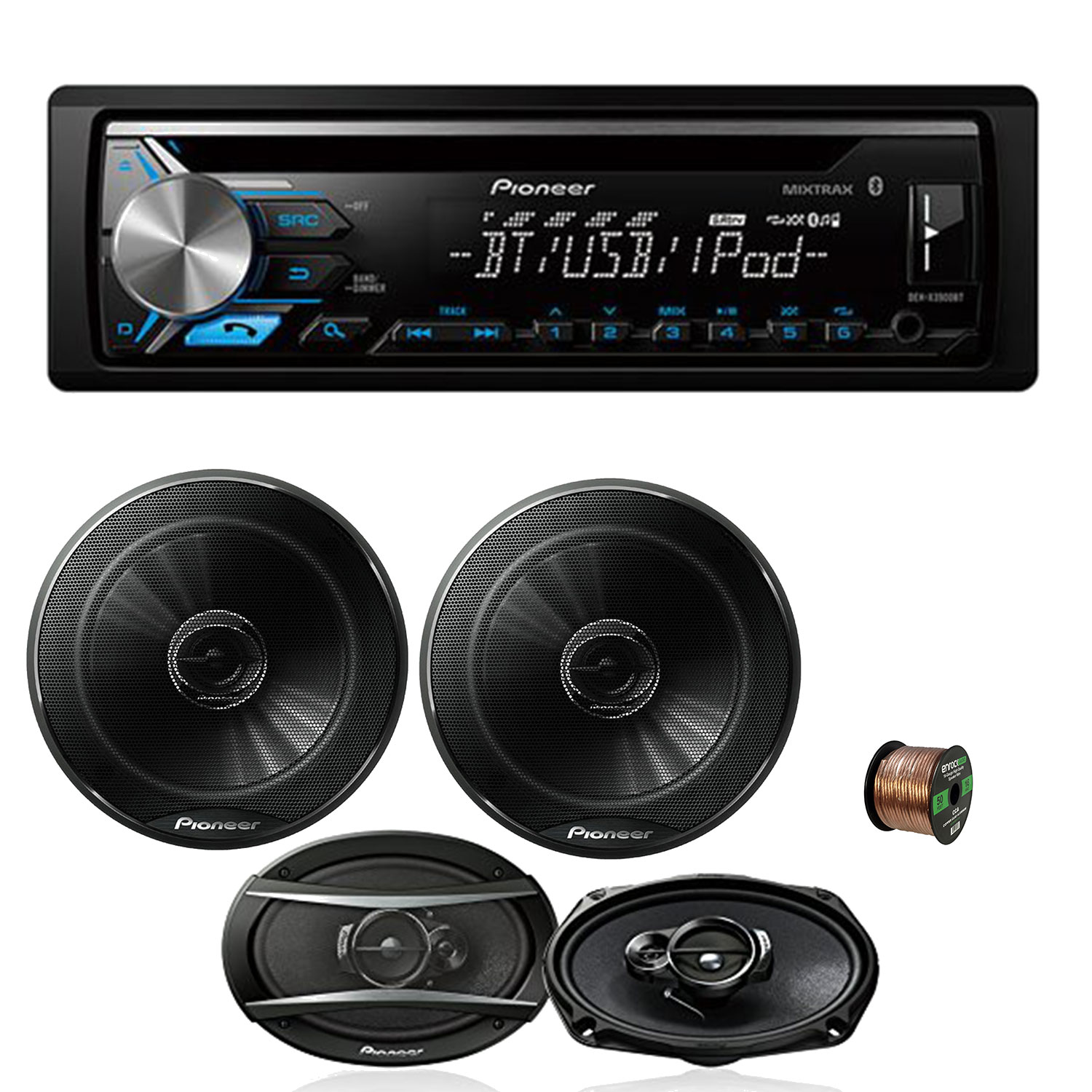 pioneer deh-s4000bt cd digital music player receivers with pioneer ...