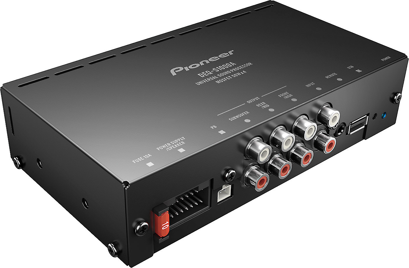 Pioneer DEQ-S1000A Compact 4 Channel Car Amplifier with Digital Signal ...