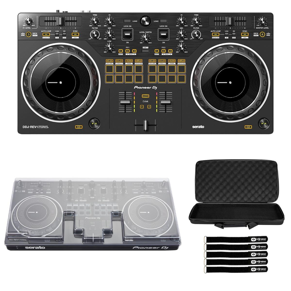 Pioneer DJ DDJ-REV1 Scratch Style 2-Channel DJ Controller for Serato DJ ...