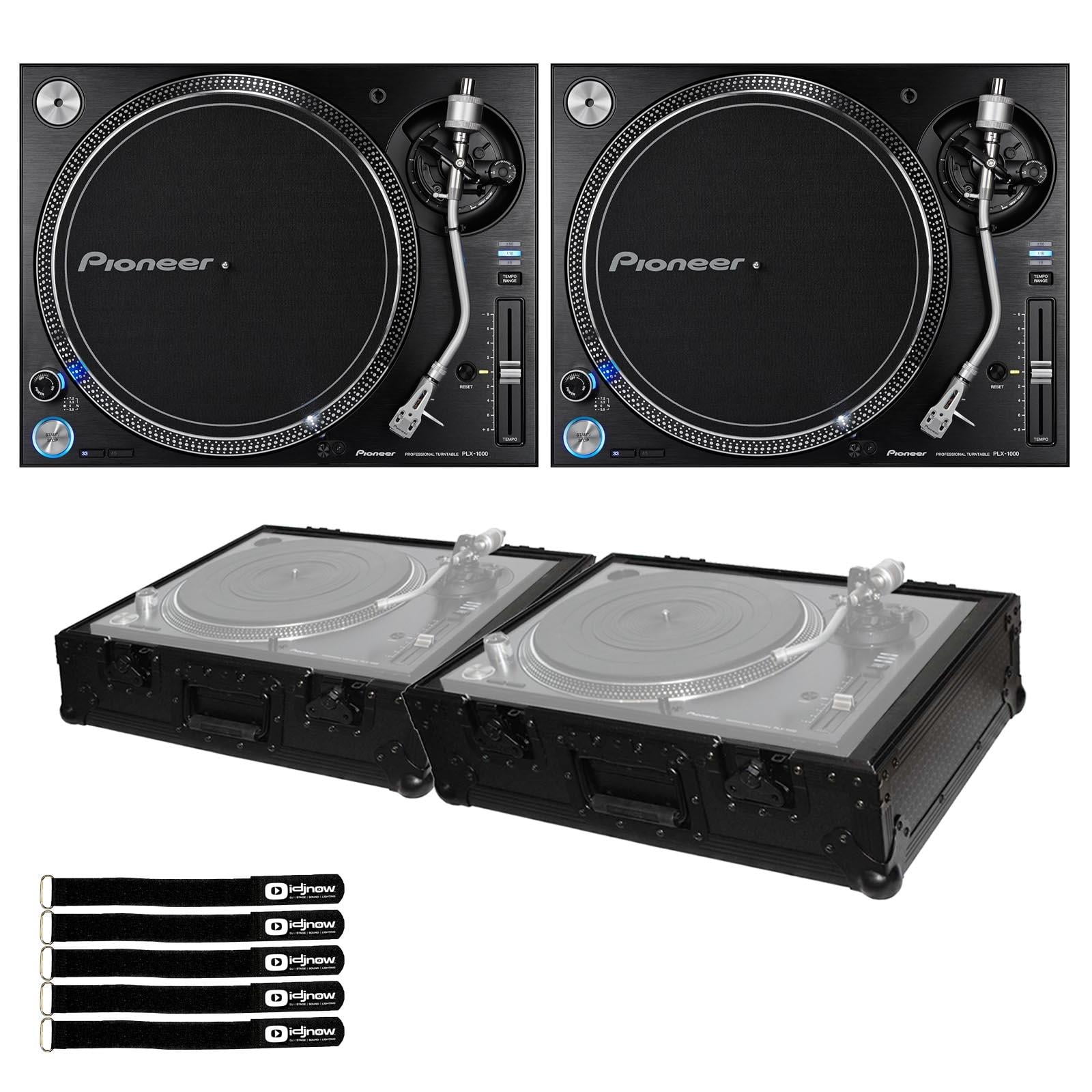 Pioneer DJ PLX-1000 Professional High Torque Direct Drive DJ Turntables ...