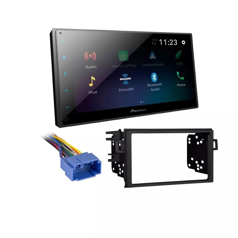 Pioneer DMH-1800NEX 6.8" Double DIN Multimedia Receiver + Kit Fit 98-02 Honda AccordPioneer DMH ...
