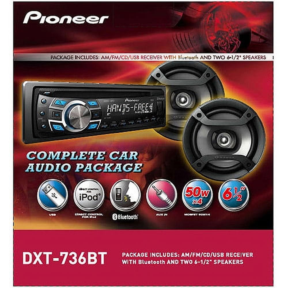Pioneer Car Stereo Red