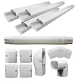 Pioneer, Decorative PVC Slim Line Cover Kit, for Mini Split, 10~12 ft ...