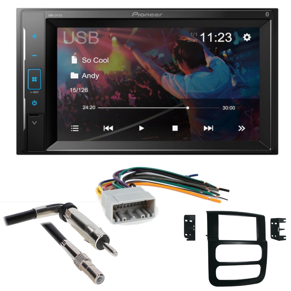 Pioneer Double DIN Bluetooth Car Stereo Upgrade for 2002-2008 Dodge Ram ...