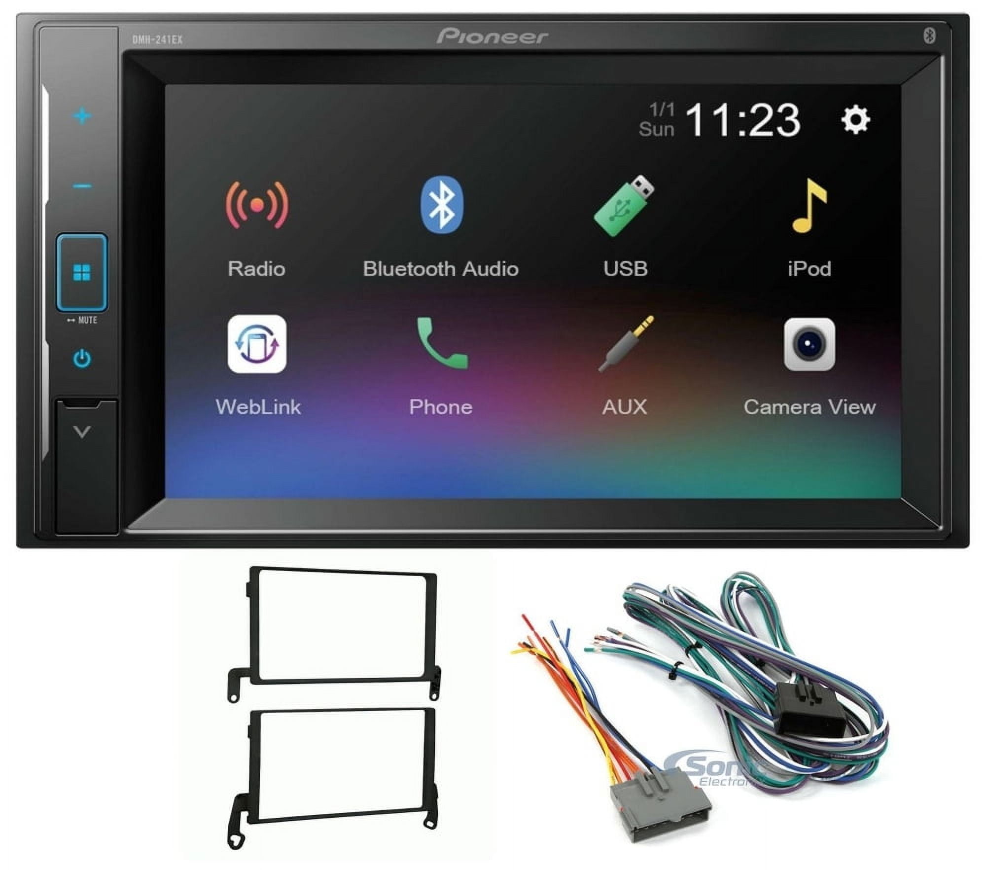 Pioneer Double DIN Bluetooth Car Stereo Upgrade for 1997-2003 Ford F ...