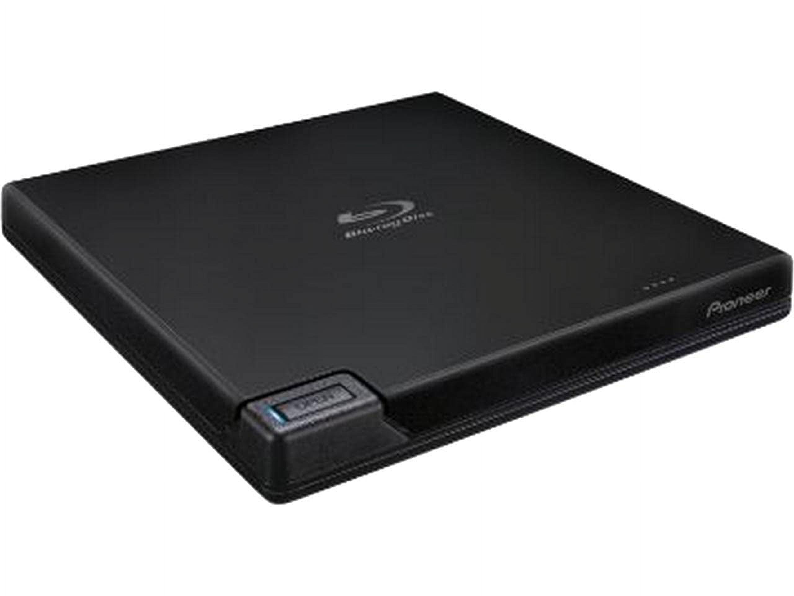 Pioneer Electronics BDR-XD07B 6x Slim Portable USB 3.0 BD/DVD/CD Burner Supports BDXL & M-Disc ...