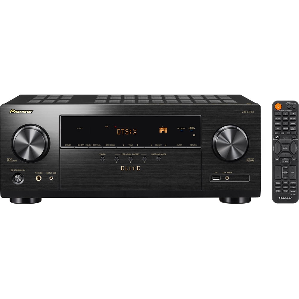 Open Box Pioneer Elite VSX-LX105 7.2 Channel Network AV Receiver ...