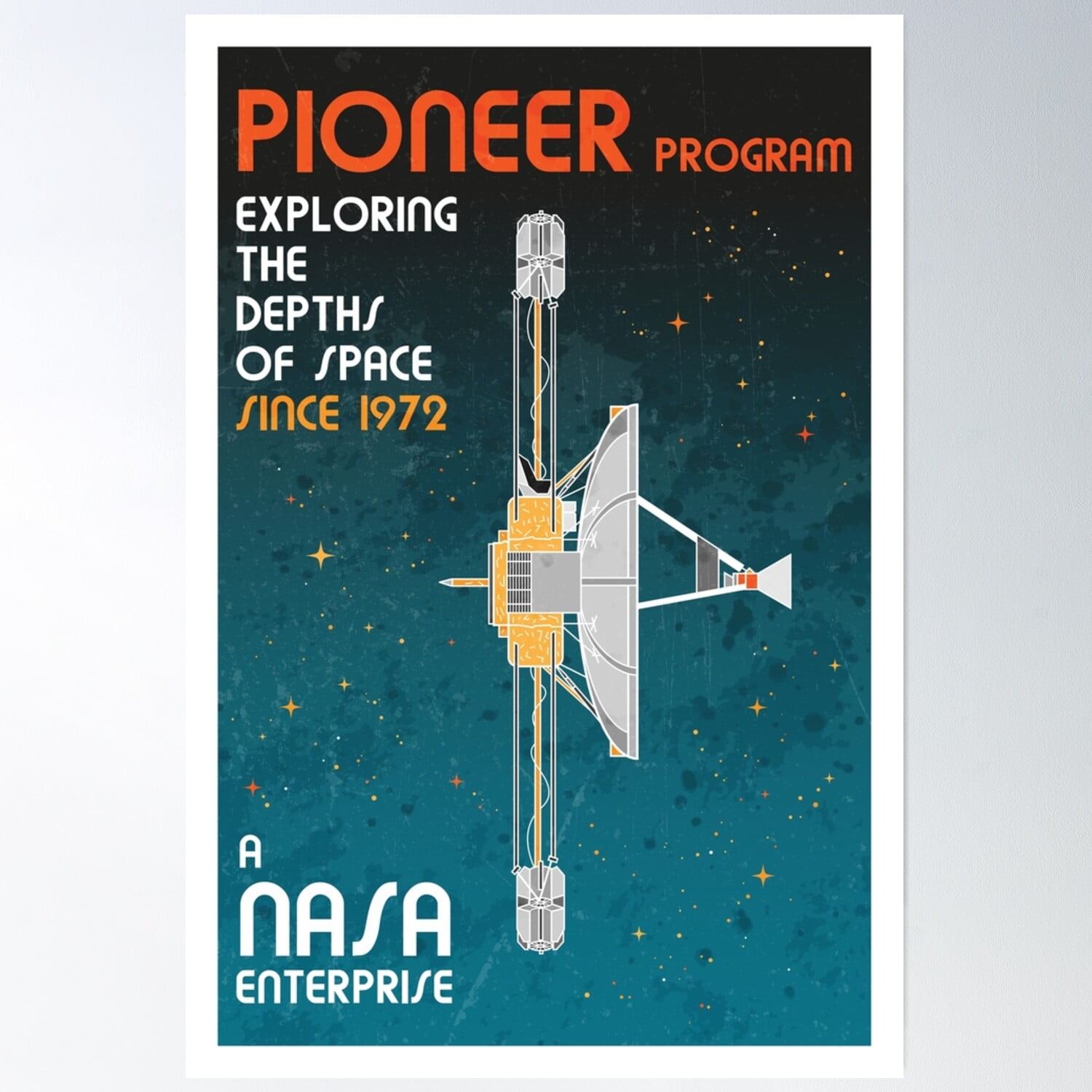 Pioneer. Exploring The Depths Of Space Since 1972. Retro (English ...
