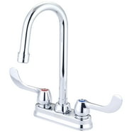 Central Brass Kitchen Faucet With 8 In. Centers And 8 In. D-Style Spout ...