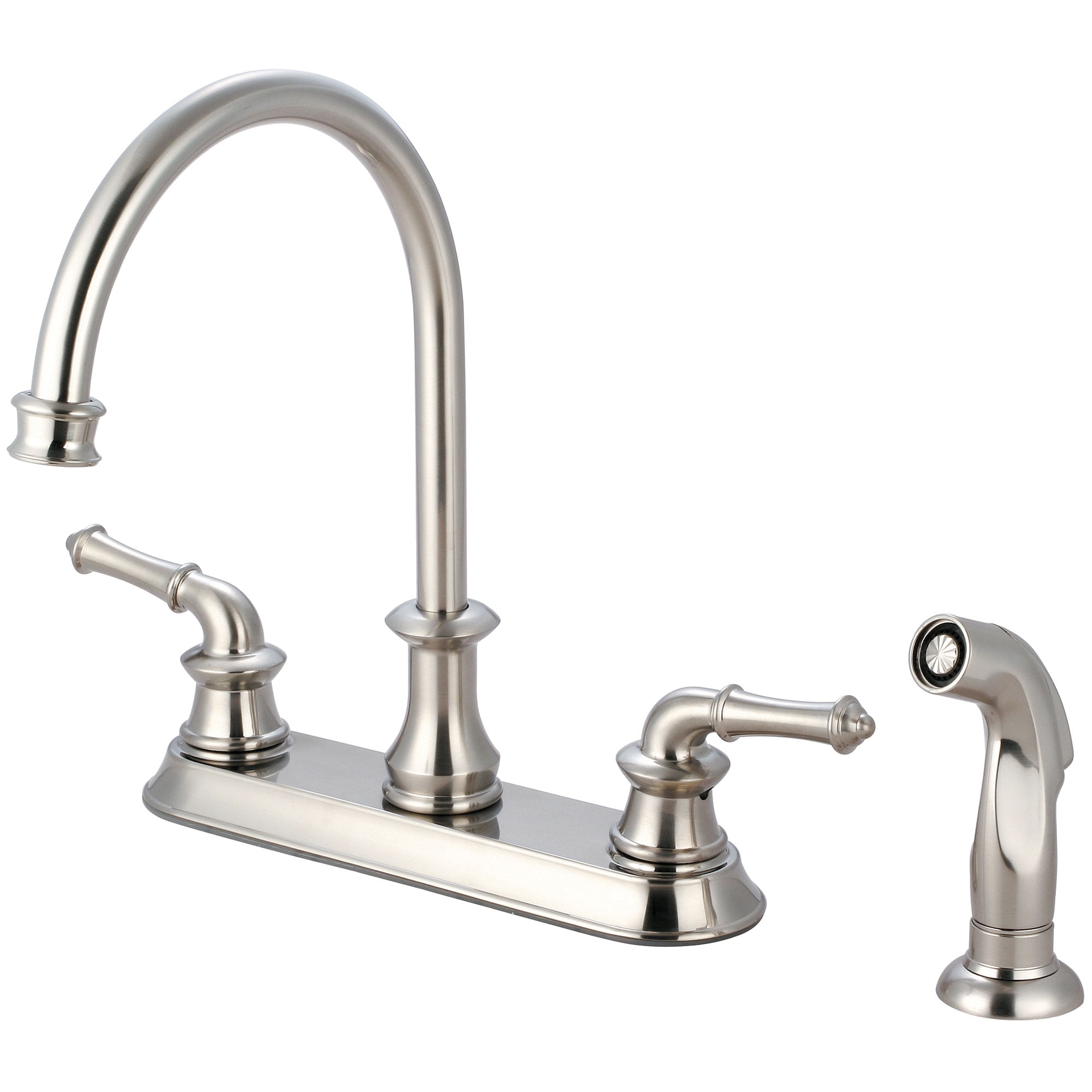 Pioneer Faucets 2Dm301 Del Mar 1.5 GPM Standard Kitchen Faucet - Nickel ...