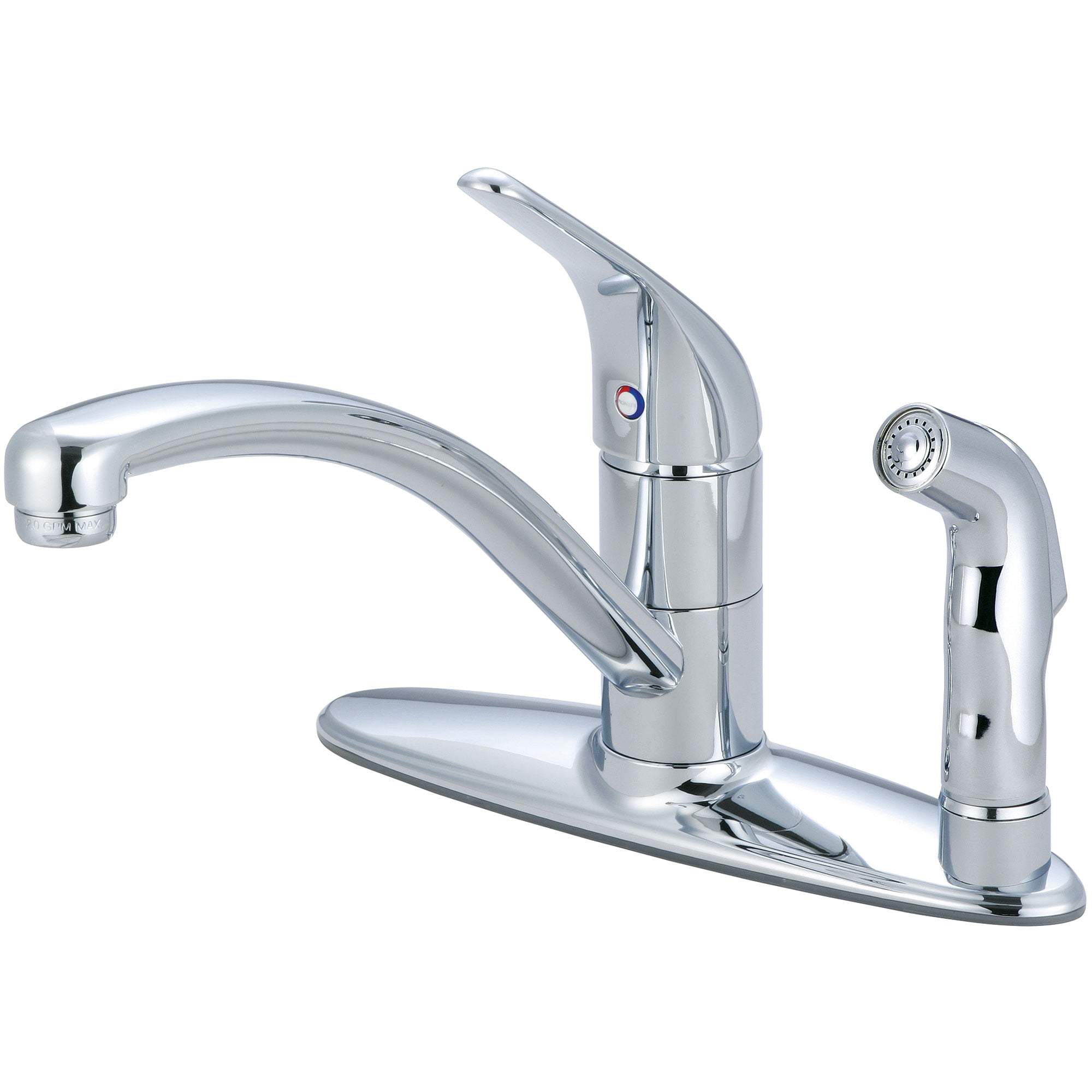 Pioneer Faucets 2Lg162 Legacy 1.5 GPM Widespread Kitchen Faucet ...
