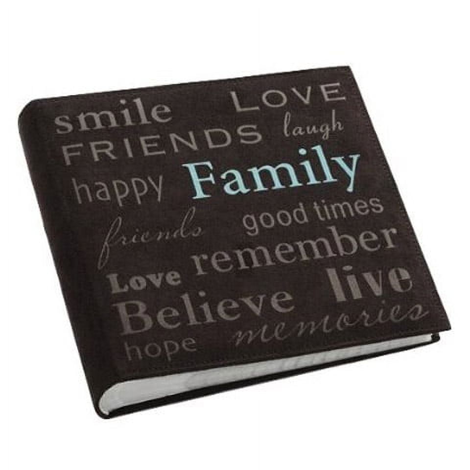 Pioneer Faux Brown Suede Photo Album, 200 Photos, 4 x 6 Inches ...