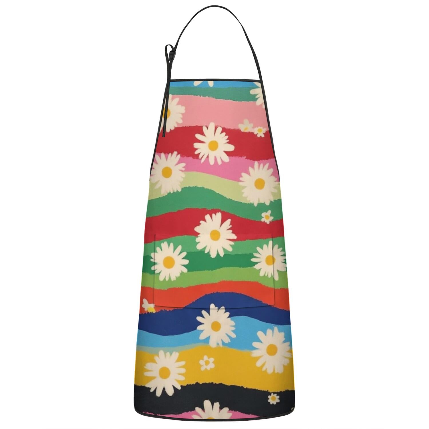 Pioneer Flower Floral Print Pattern Apron-Garden Aprons for Women with ...