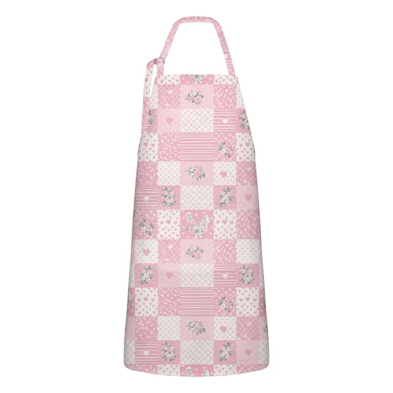 Pioneer Flower Floral Print Pattern Apron for Women and Men, Cotton ...