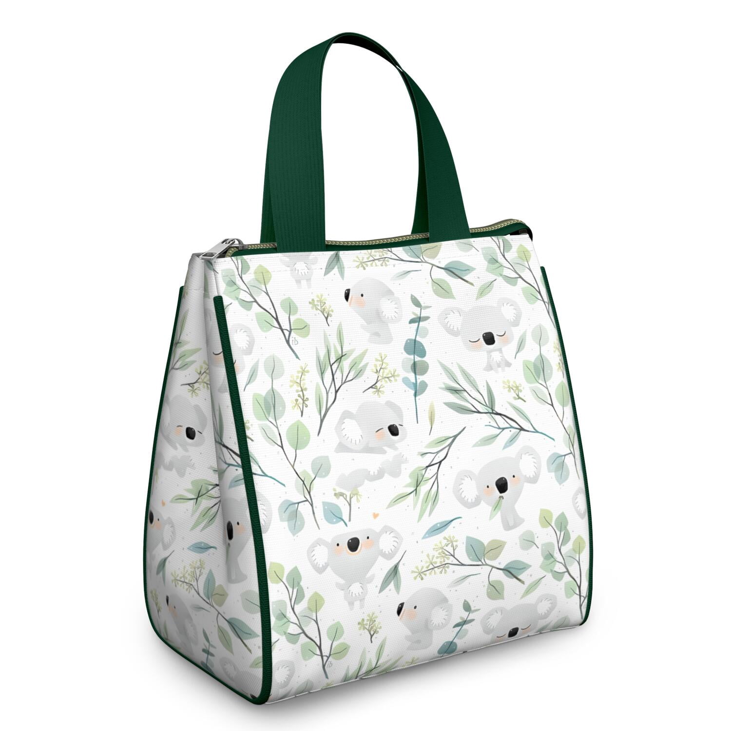 Pioneer Flower Floral Print Pattern Insulated Lunch Bag for Women ...