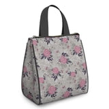 Pioneer Flower Floral Print Pattern Insulated Lunch Bag for Women ...