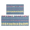 Pioneer Flower Floral Print Pattern Kitchen Rugs Sets Of 2,Anti Fatigue ...
