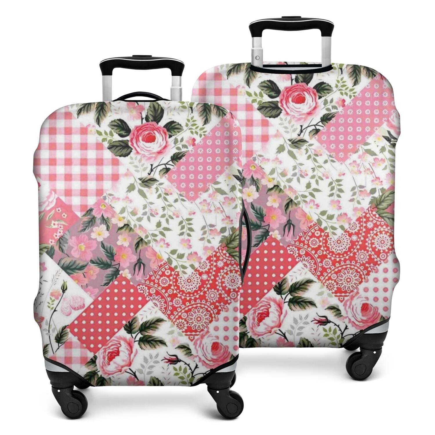 Pioneer Flower Floral Print Pattern Luggage Cover Fashion Suitcase ...