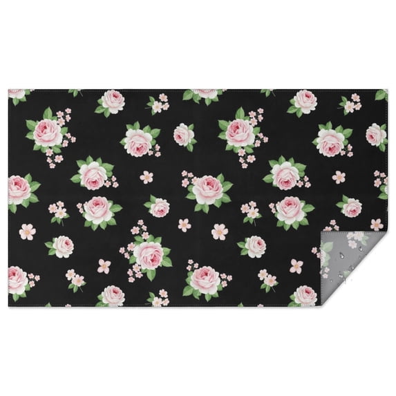 Pioneer Flower Floral Print Pattern Rectangle Tablecloth 60"x102 ...