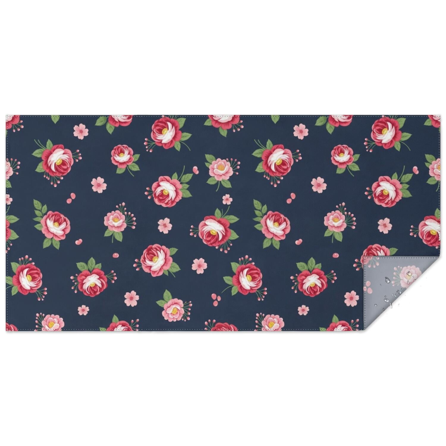 Pioneer Flower Floral Print Pattern Rectangle Tablecloth 60"x120 ...