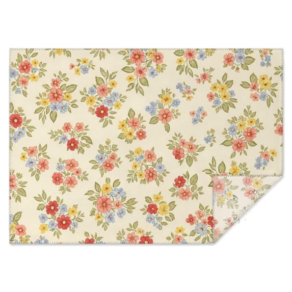 Pioneer Flower Floral Print Pattern Rectangle Tablecloth 60"x84 ...