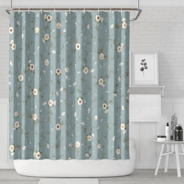 Pioneer Flower Floral Print Pattern Shower Curtain 72"x72" ,Bathroom ...