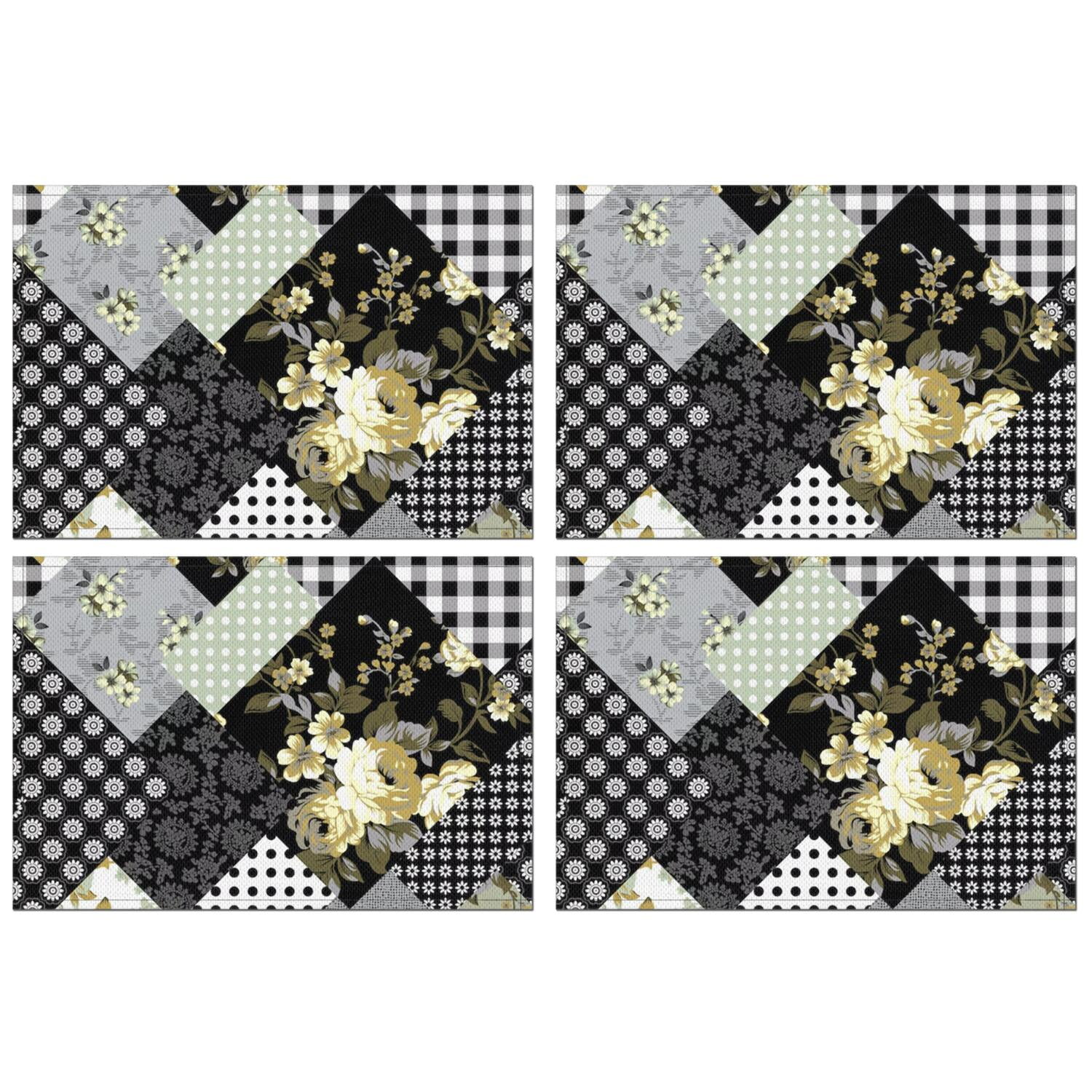 Pioneer Flower Floral Print Pattern Summer Placemats Table Placemats ...
