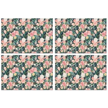 Pioneer Flower Floral Print Pattern Summer Placemats Table Placemats ...