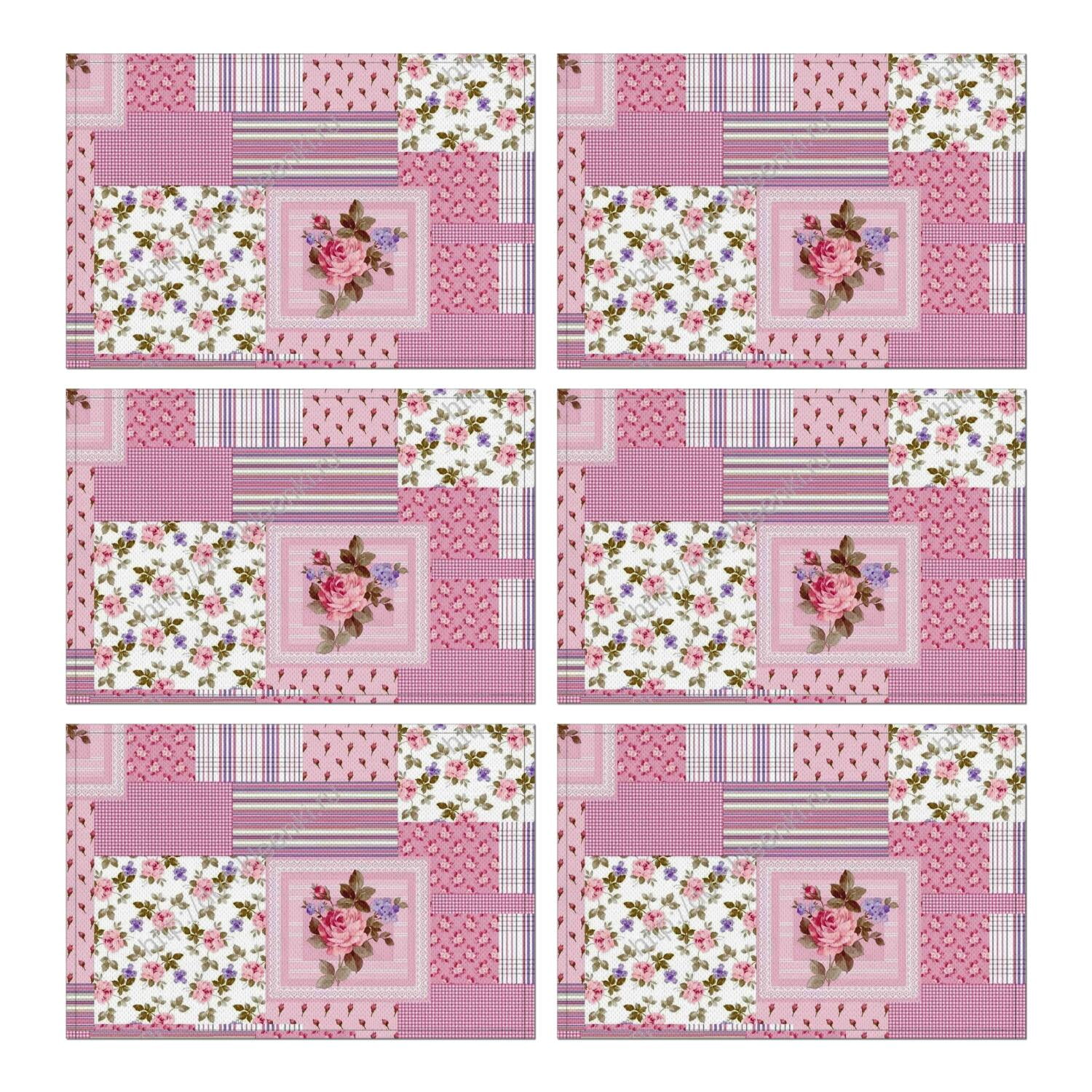 Pioneer Flower Floral Print Pattern Summer Placemats Table Placemats ...