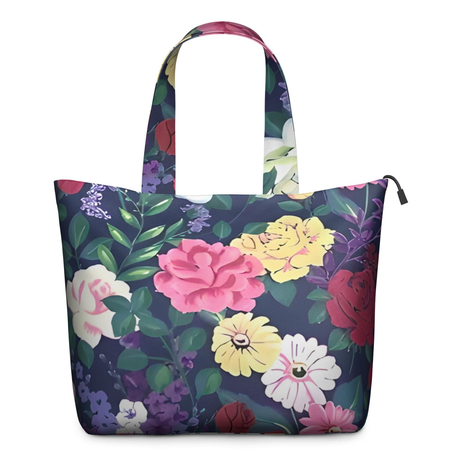 Pioneer Flower Floral Print Pattern Travel Tote Bags for Women Carry On ...