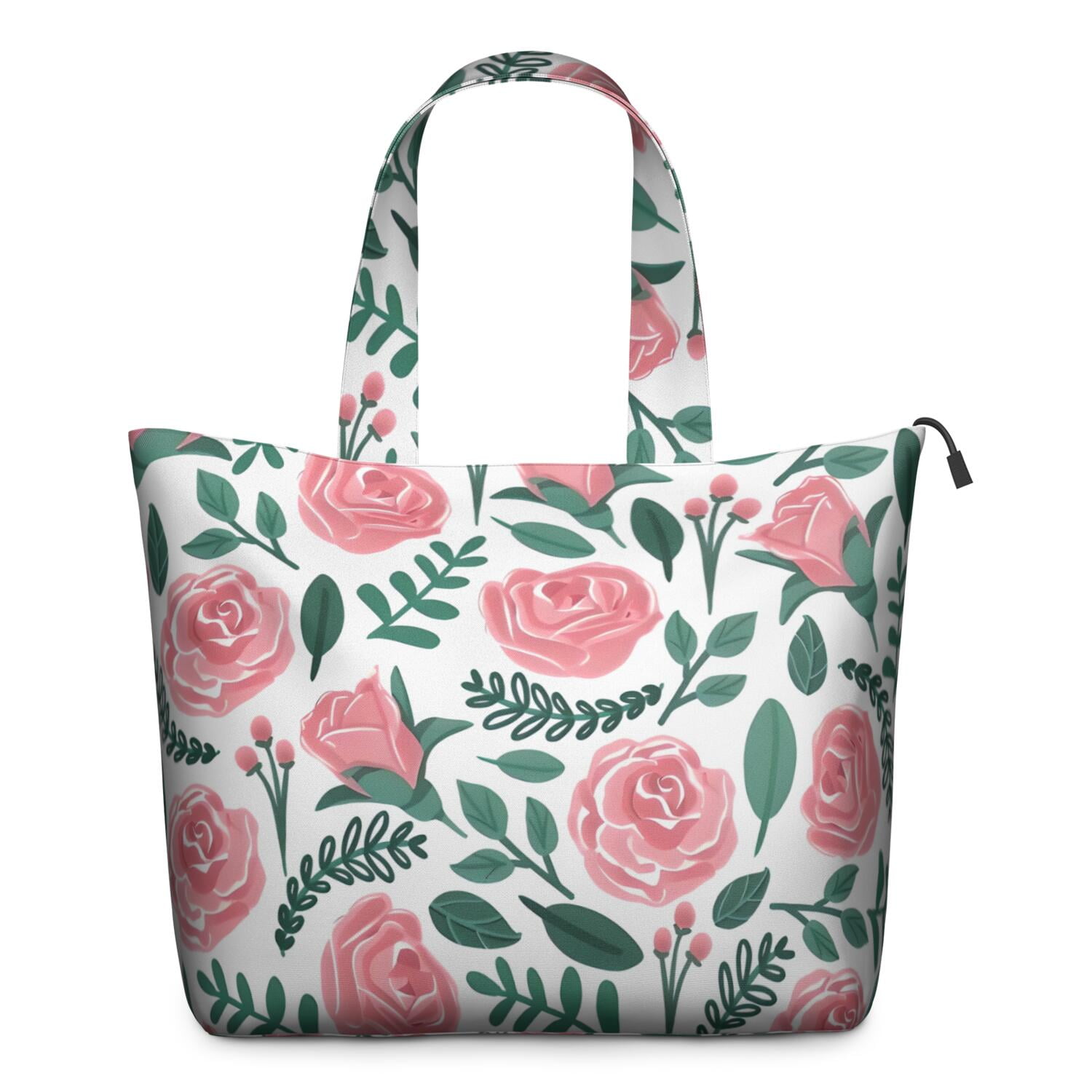 Pioneer Flower Floral Print Pattern Travel Tote Bags for Women Carry On ...