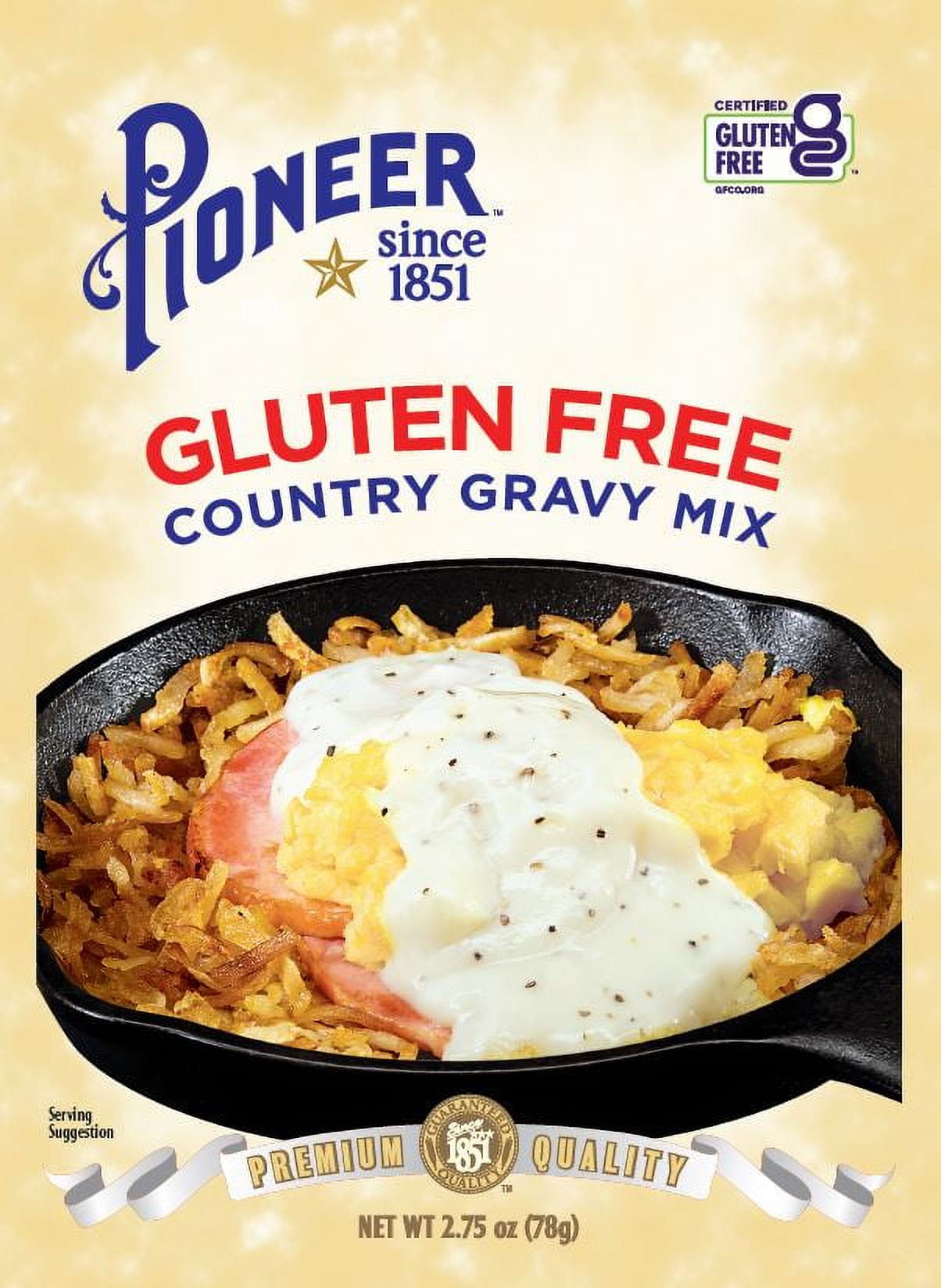 Pioneer Gluten Free Creamy Country Gravy Mix 2.75 oz - Walmart.com