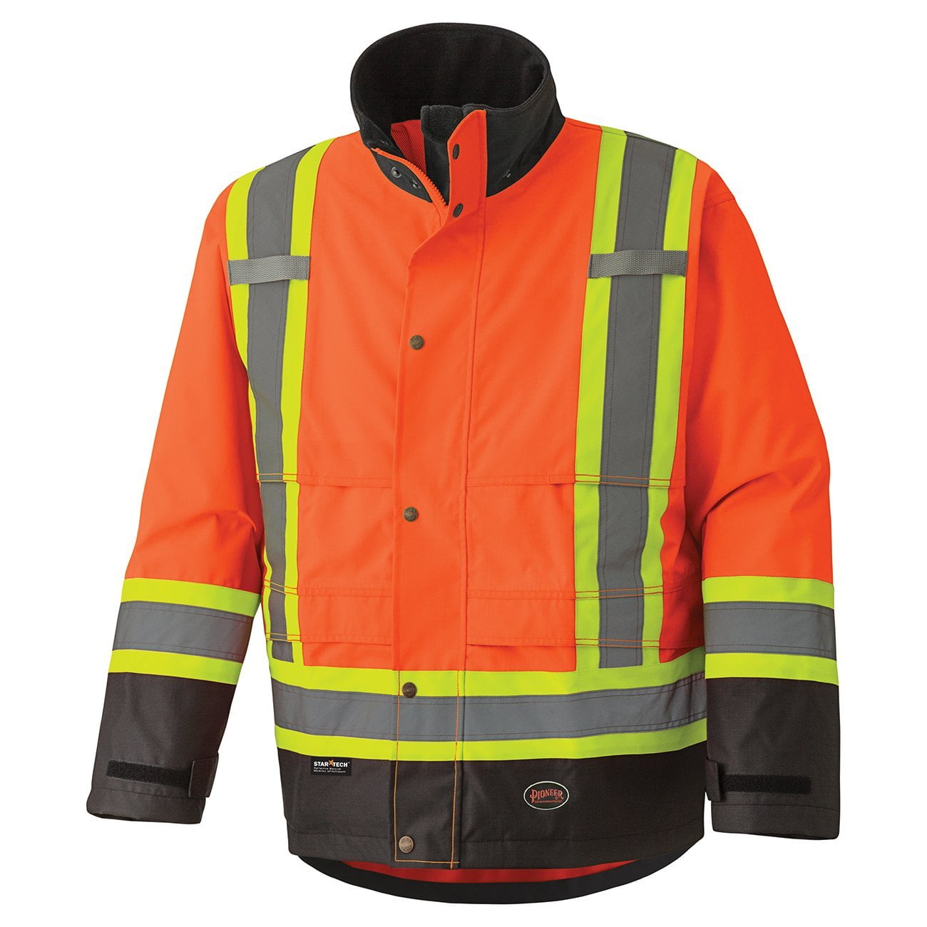 Pioneer Heavy-Duty Waterproof Reflective Safety Jacket - Multiple ...