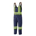 Pioneer Hi Vis Insulated Work Overalls for Men - Heavy Duty 100% Cotton ...