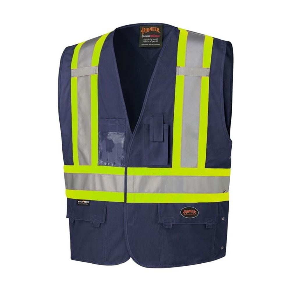 Pioneer Hi Vis Reflective Adjustable Safety Vest for Men & Women For ...