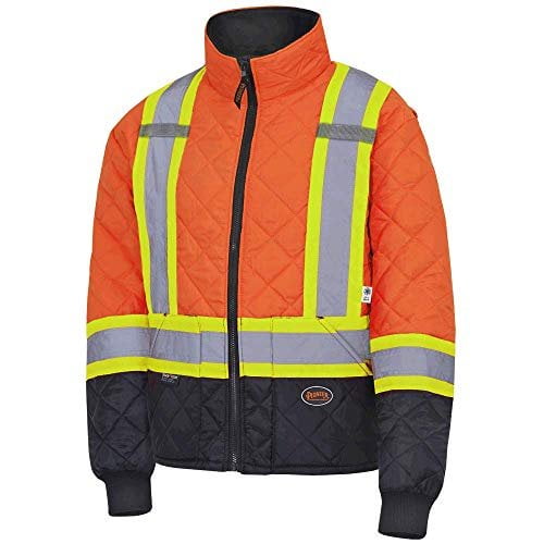 Pioneer High Visibility Reflective Insulated Freezer Jacket - Hi Vis ...