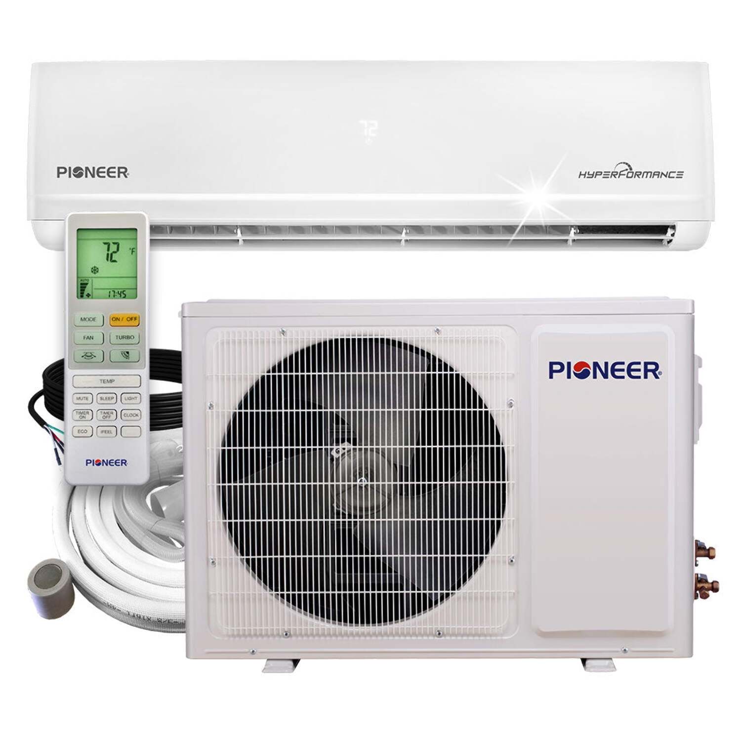 Pioneer® Hyperformance™ 12,000 BTU 23.5 SEER2 Ductless Mini Split ...