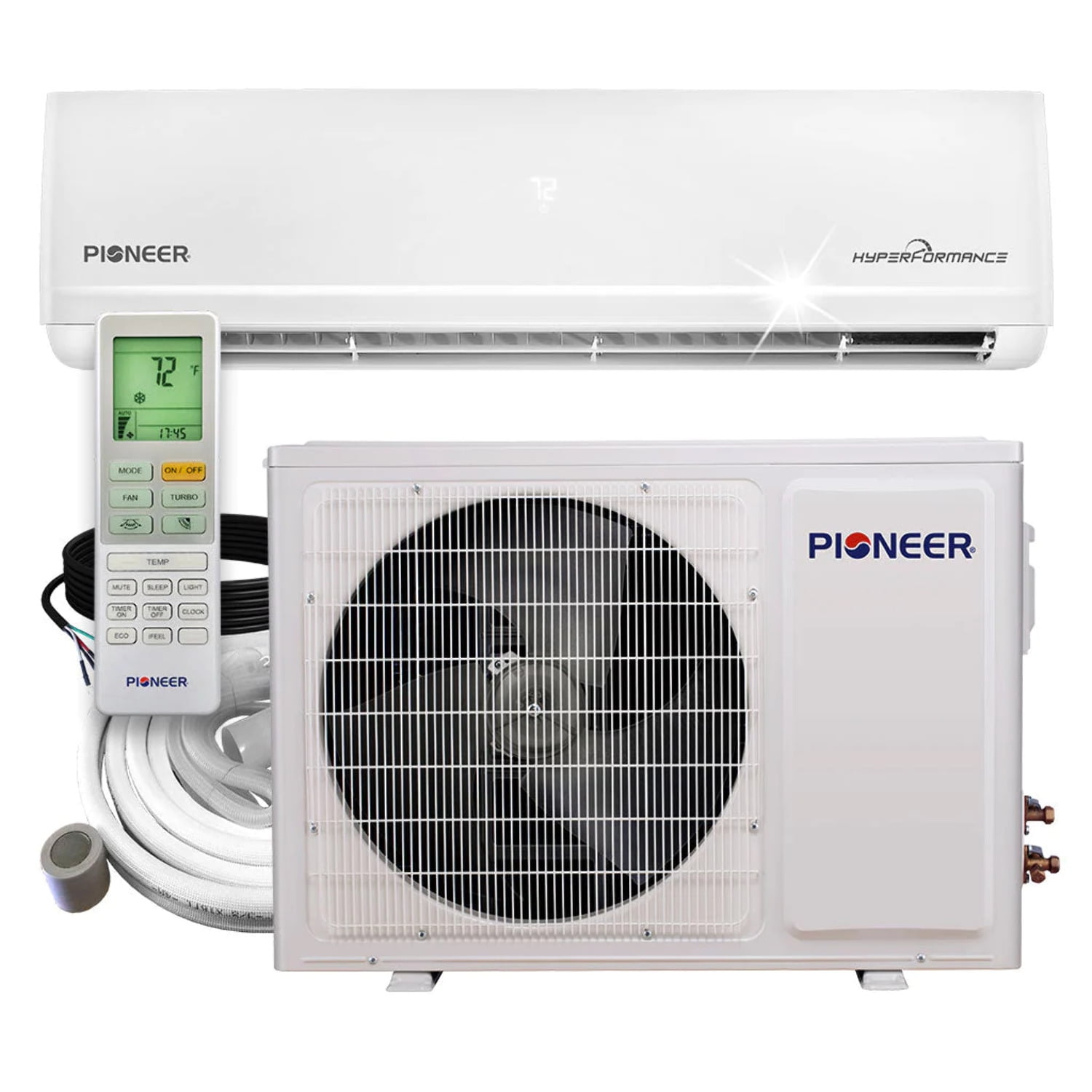 Pioneer® Hyperformance™ 12,000 BTU 23.5 SEER2 Ductless Mini Split ...
