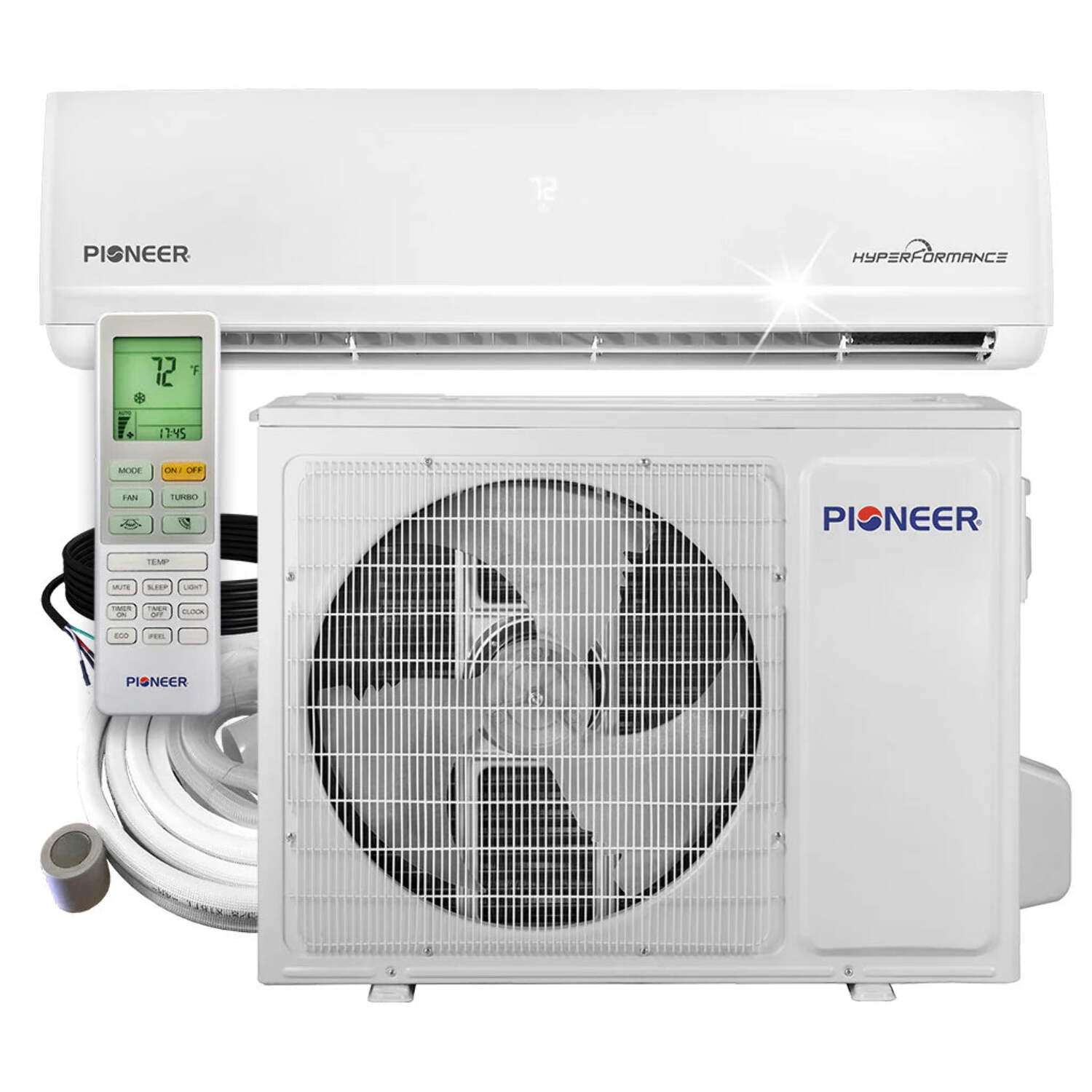 Pioneer® Hyperformance™ 24,000 BTU 21 SEER2 Ductless Mini Split ...