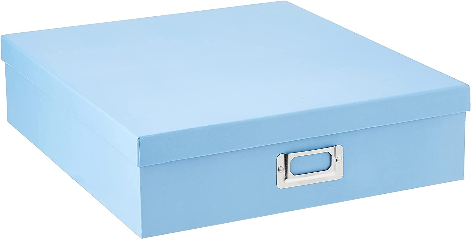 Pioneer Jumbo Scrapbook Storage Box, Sky Blue - Walmart.com