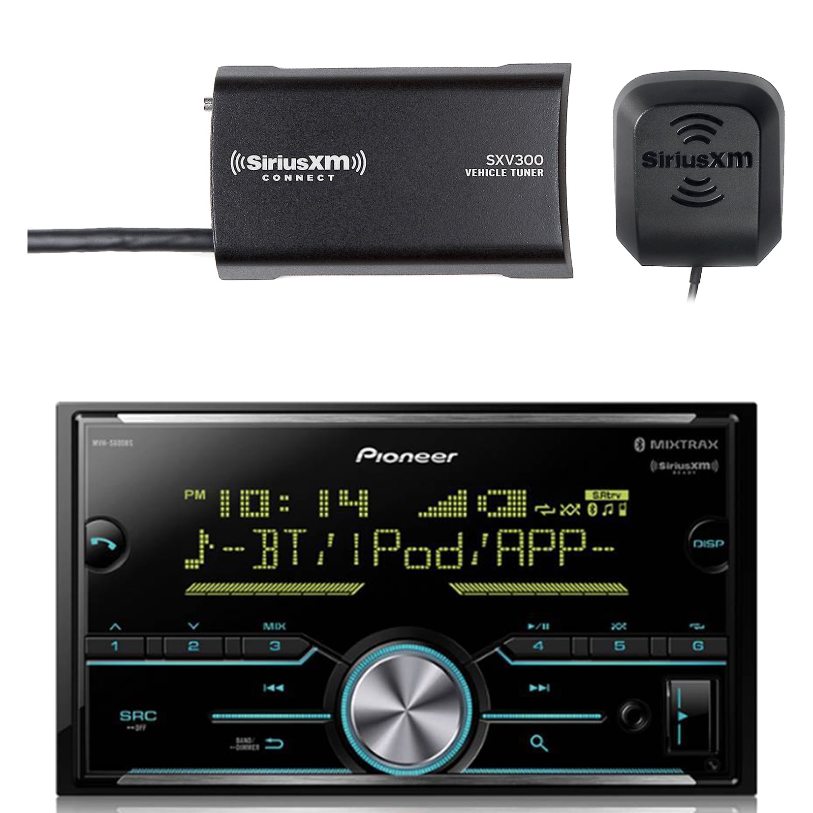Pioneer MVH-S600BS Vehicle Digital Media 2DIN Receiver with Enhanced ...