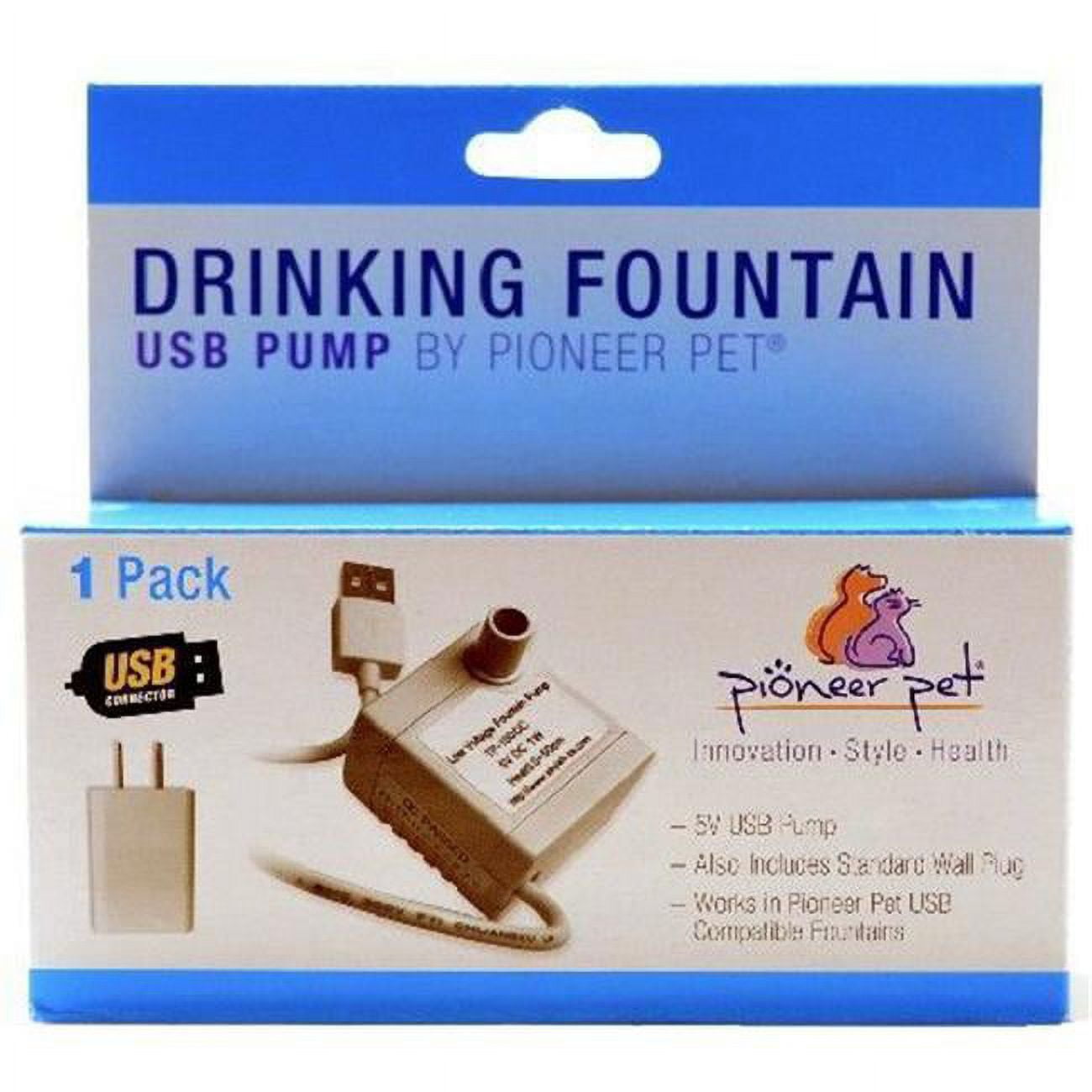 Pioneer Pet Drinking Fountain Pump USB Plug With Transformer - Walmart.com