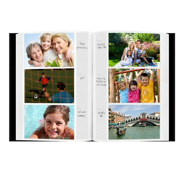 Pioneer Fabric Frame Bi-Directional Scrapbook Album, 300 Capacity 4x6 ...